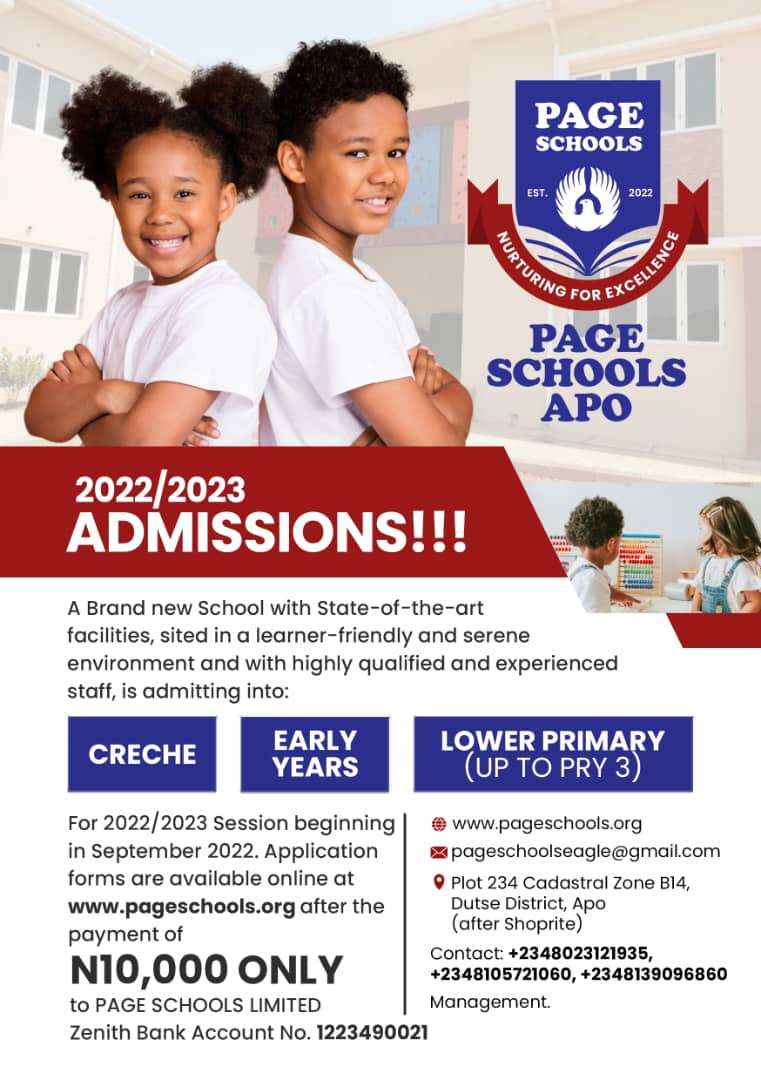 Welcome to PAGE SCHOOLS, APO